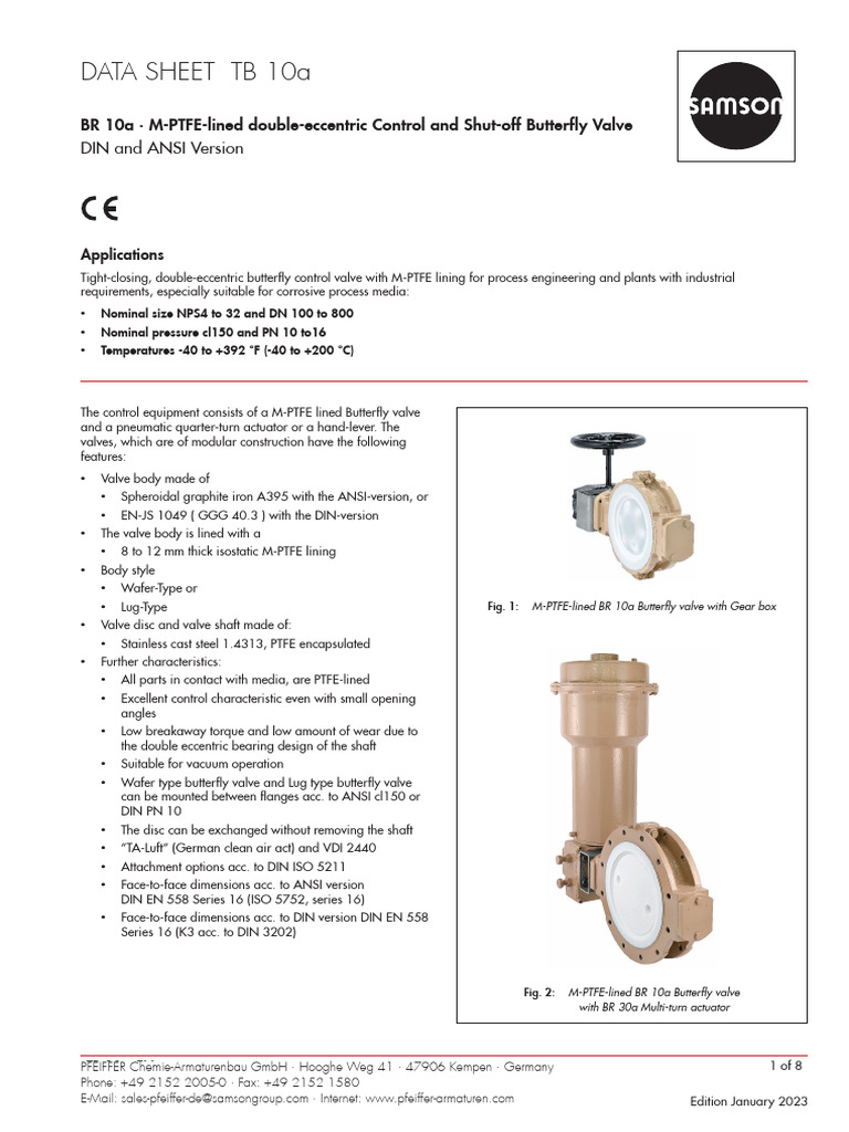 TB10a EN | PDF | Valve | Actuator