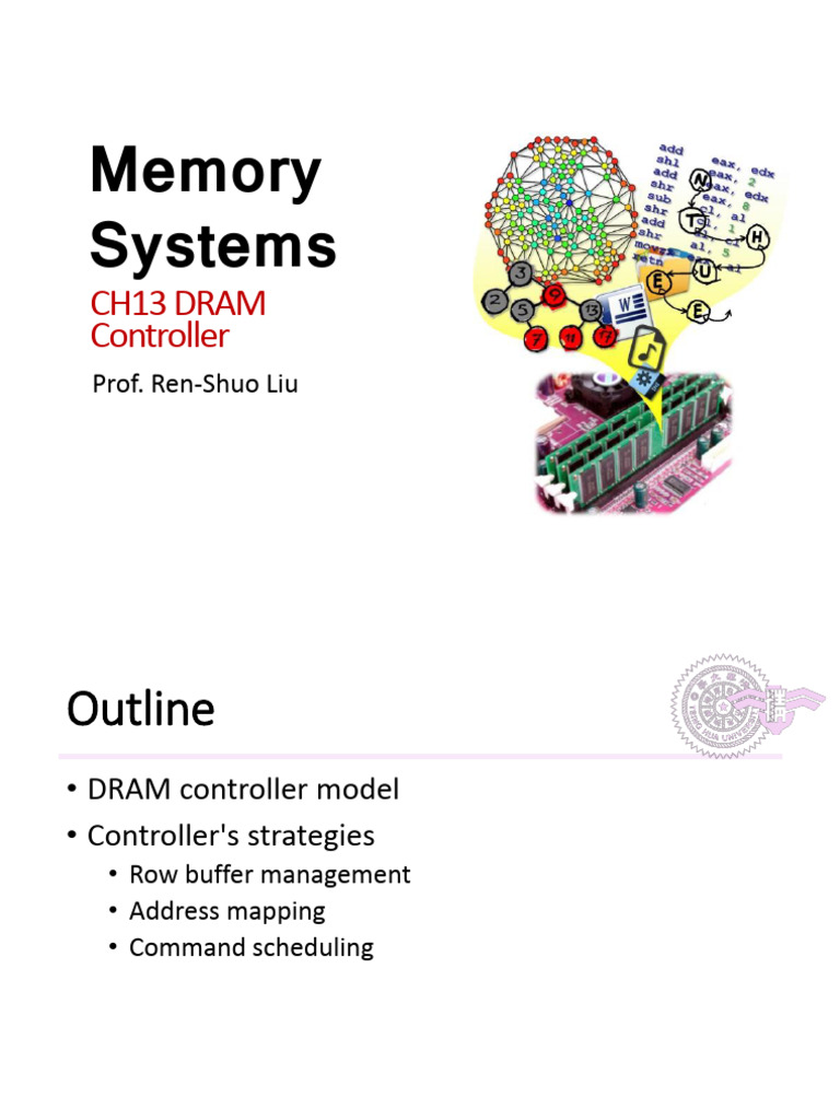 CH13 DRAM Controller | PDF | Dynamic Random Access Memory | Scheduling (Computing)