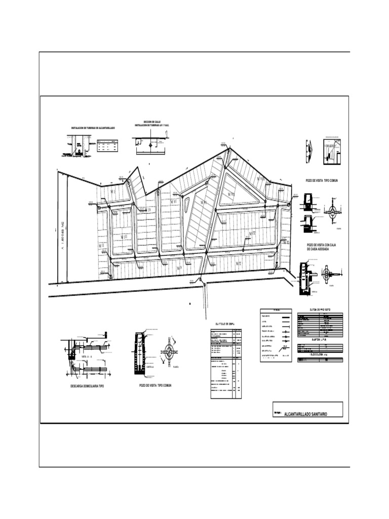 Plano de Alcantarillado-Layout1 | PDF