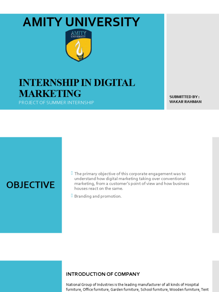 Digital Marketing Internship Insights | PDF | Marketing | Digital Marketing