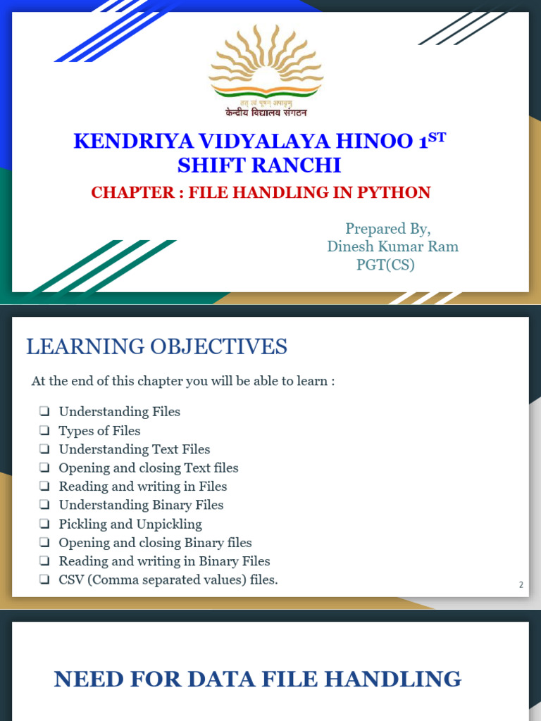 File Handling Text Binary Csv Class Xii Computer Science Pdf Comma Separated Values 5756