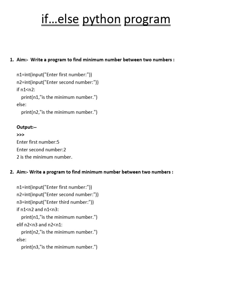 Python Programs for Basic Conditions | PDF | Alphabet | Zero Of A Function