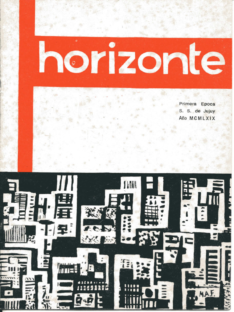 Revista Horizonte Primera Época MCMLXIX 1 Jujuy | PDF