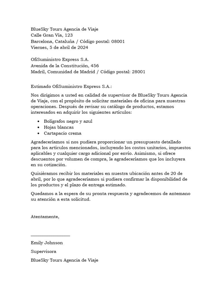 Cartas de estilo bloque y semibloque | PDF