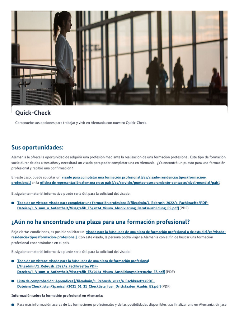quick-check | PDF | Visa de viaje | La búsqueda de empleo