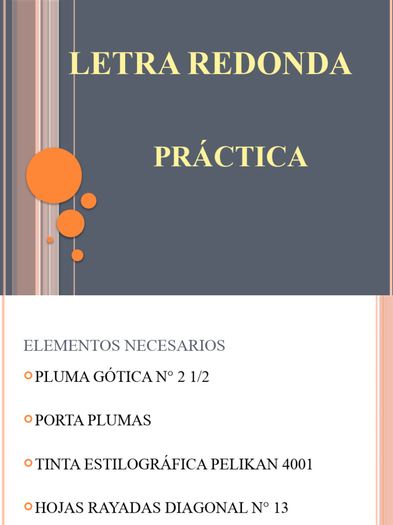 Letra Redonda | PDF