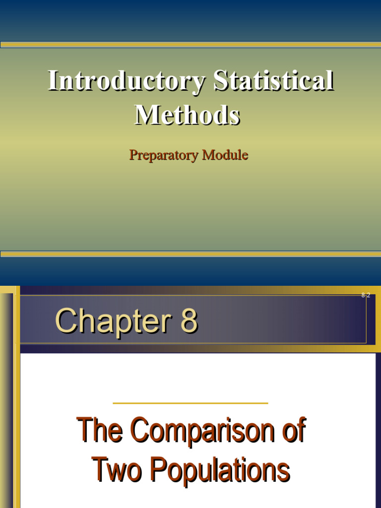 Chap 008 | PDF | Student's T Test | Null Hypothesis