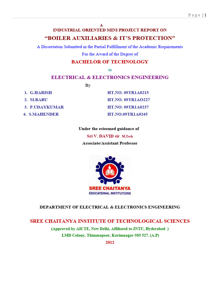 Boiler Project | PDF | Boiler | Steam