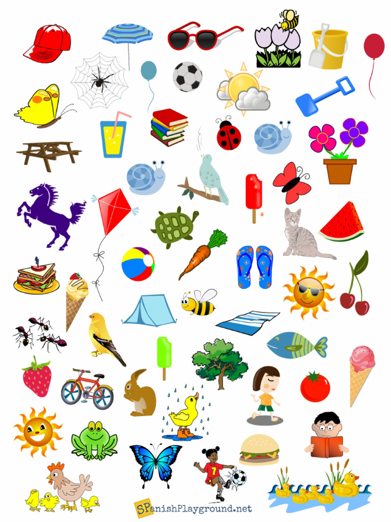 I Spy Spanish Game | PDF