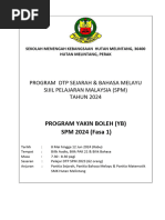 Kertas Kerja Program Kecemerlangan SPM 2023 | PDF