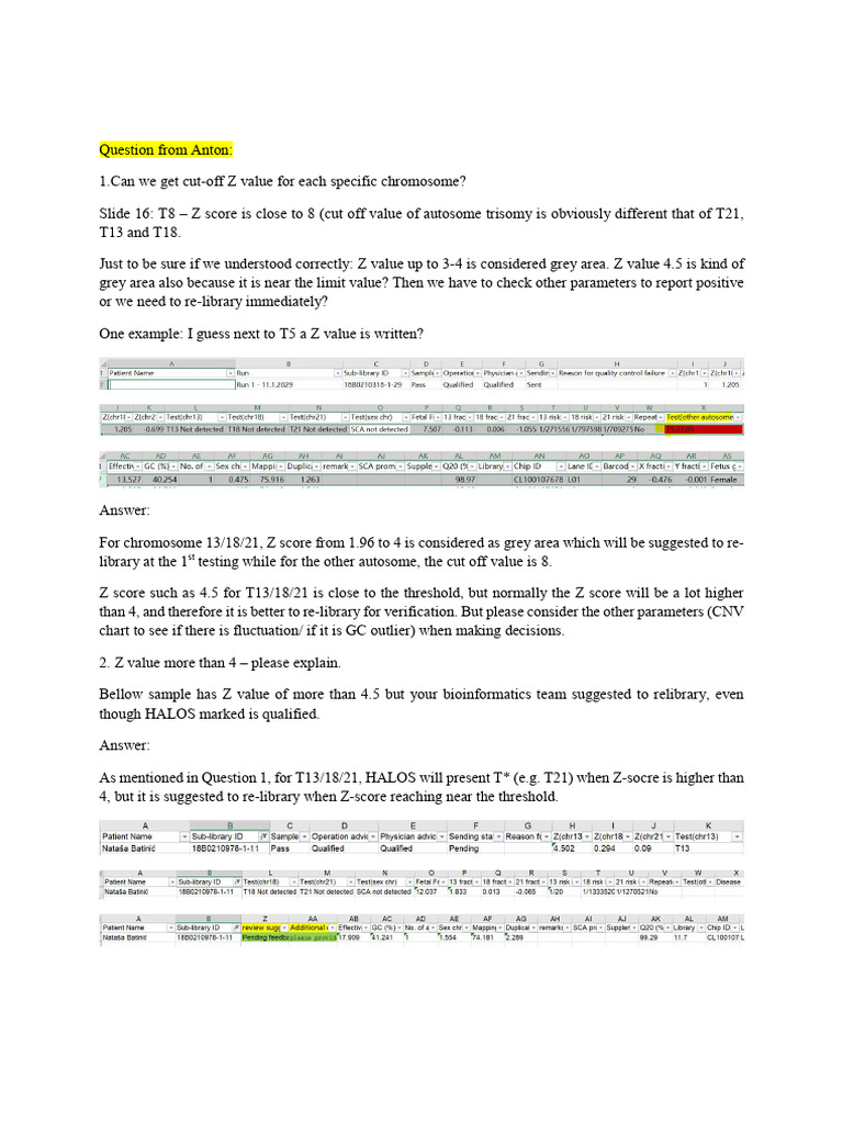 BGI - Bioinformatics Questions | PDF | Genetics