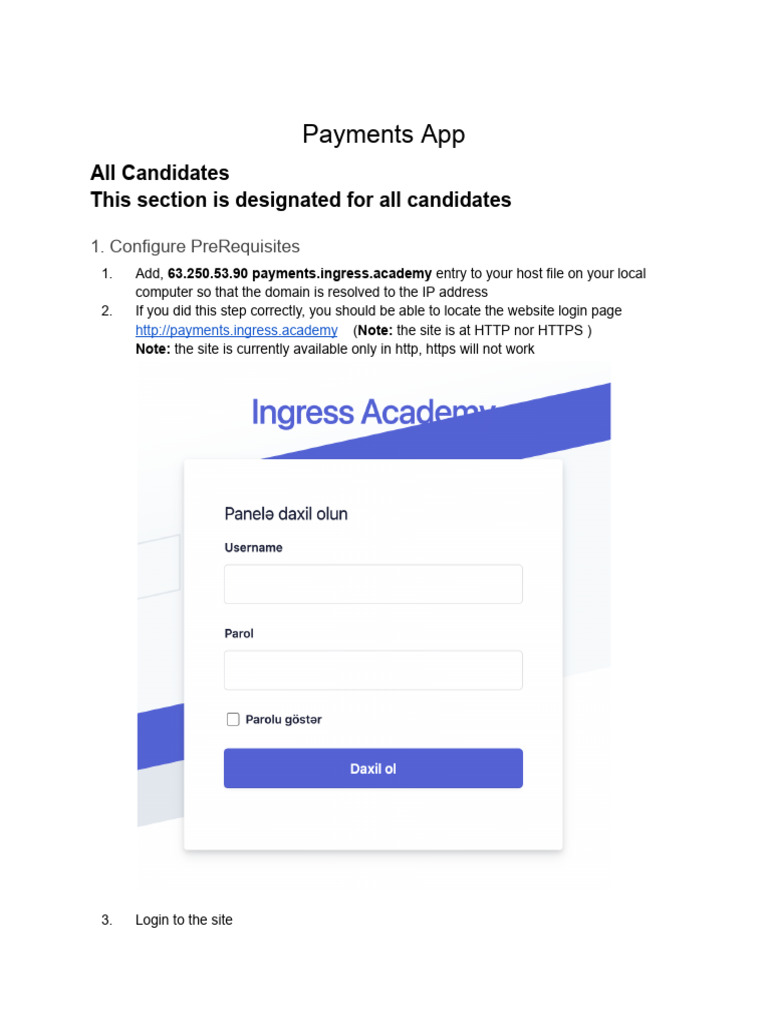 Ingress Lab - Assessment Tasks | Download Free PDF | Mobile App | Websites