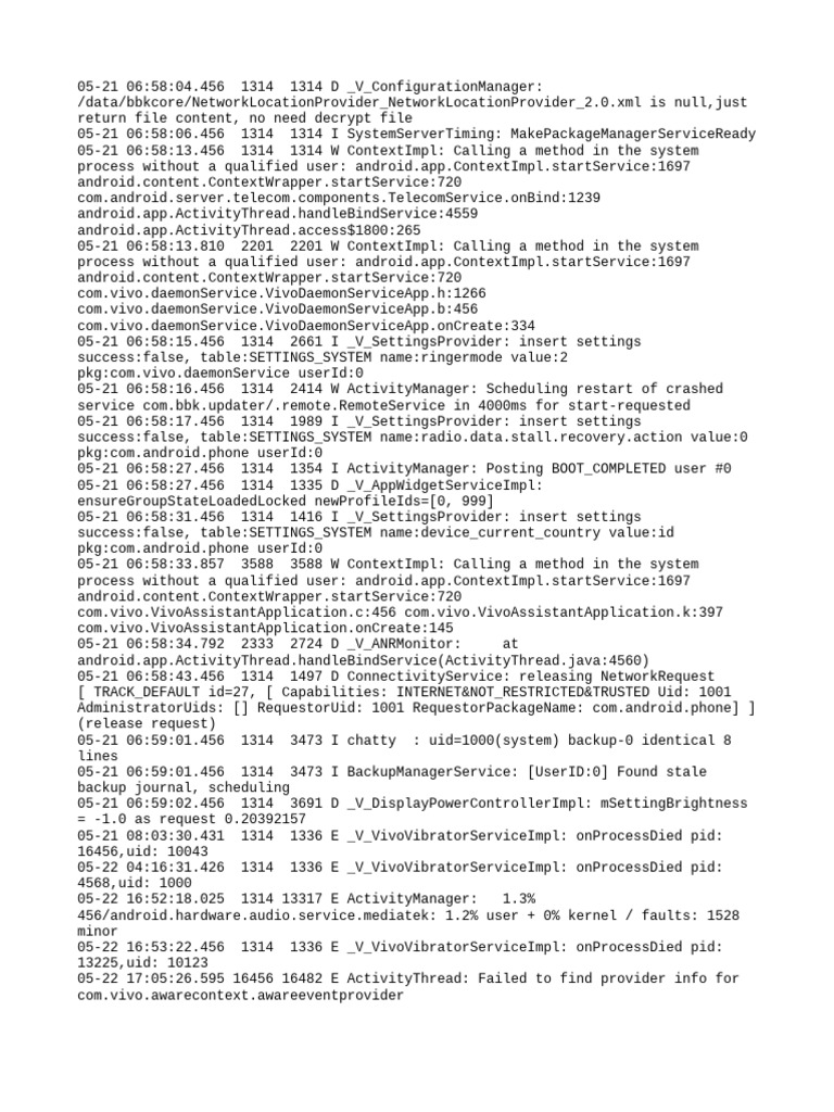 Log | PDF | Software Engineering | Computer Engineering