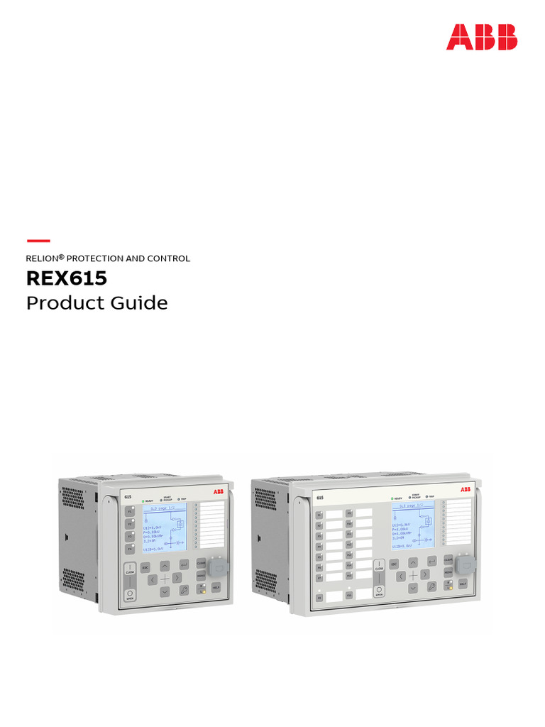 REX615 PG 001867 Ena | Download Free PDF | Electromagnetic ...