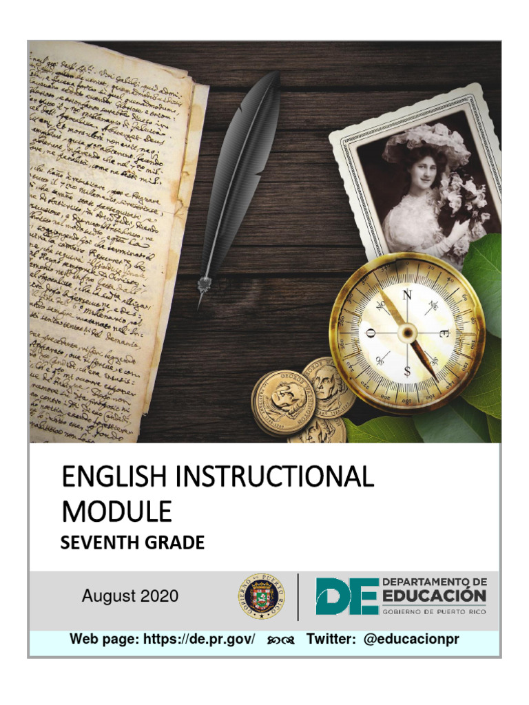 Instructional Module 7th Grade English Program-FINAL | PDF | Subject ...