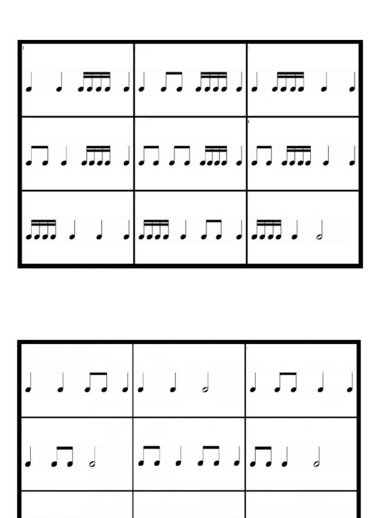 Ritmos para Imprimir 2023 | PDF