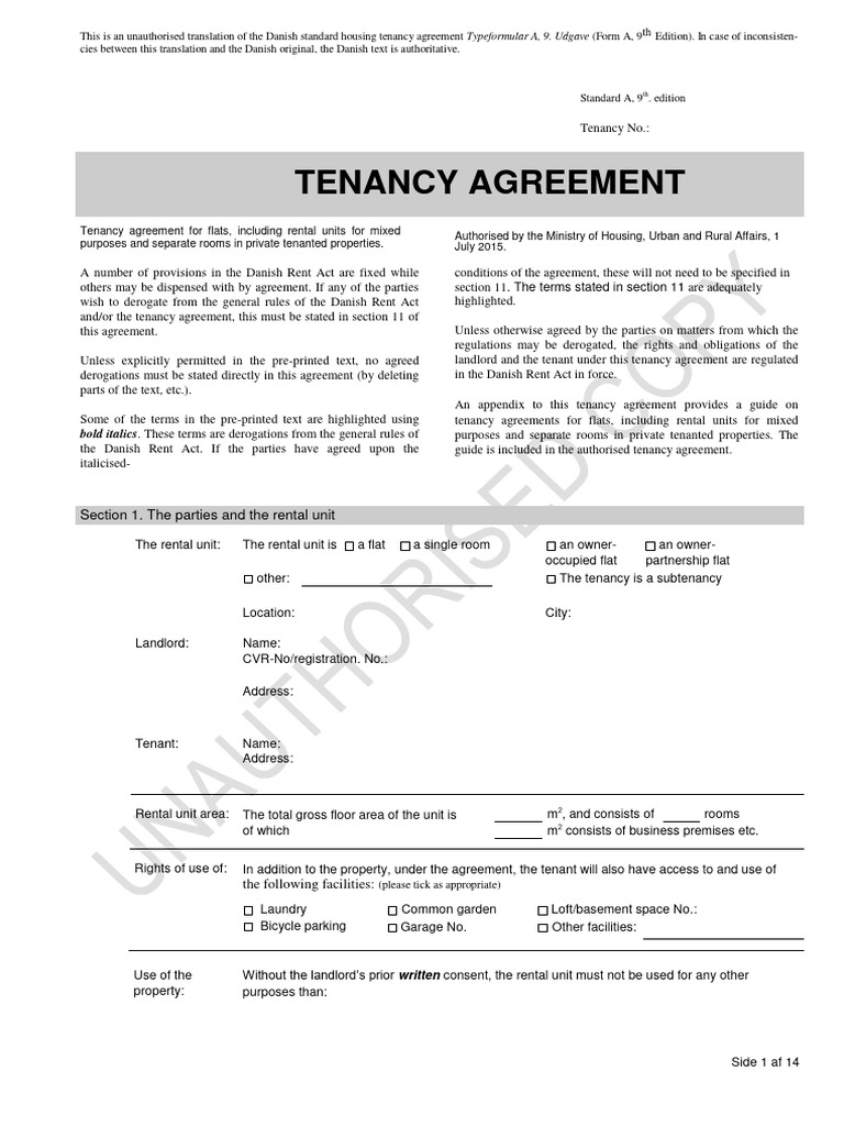 Lease Example in English | PDF | Leasehold Estate | Lease