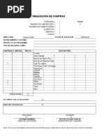 Solicitud de Material e Insumos | PDF