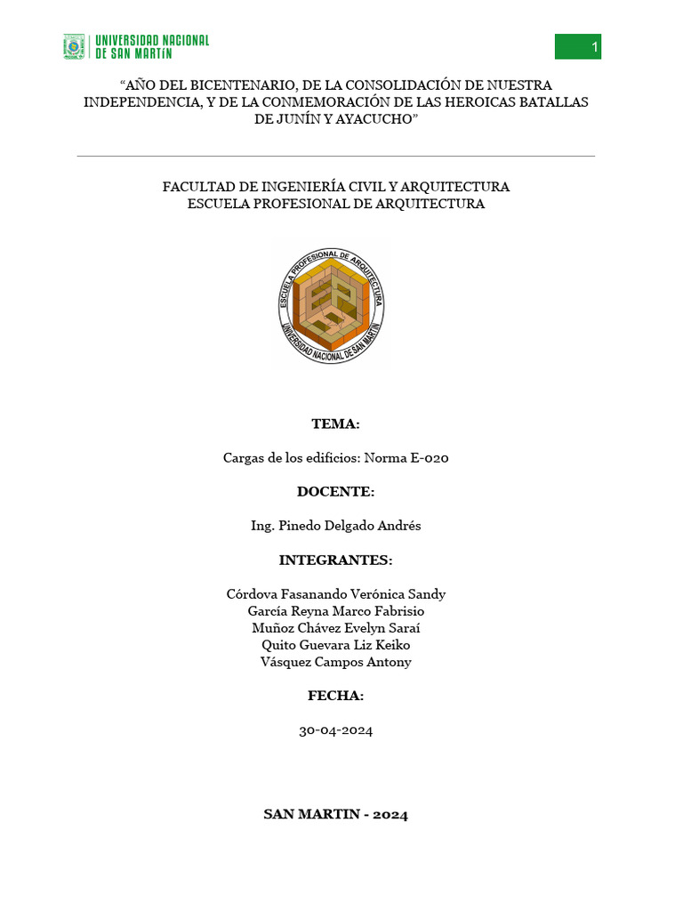 Informe Orientación Estructural | PDF | edificio | Rigidez