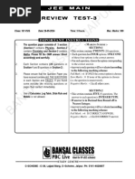 PW Real Test Series Paper 4 English | PDF