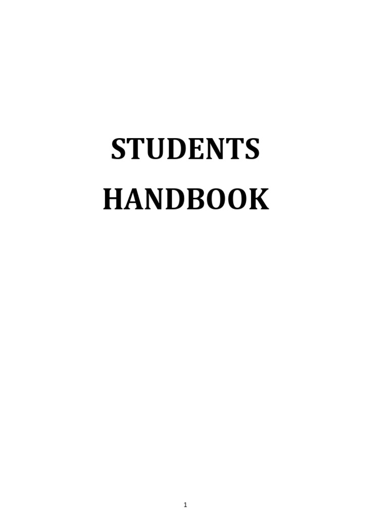 Student Handbook | PDF | Patient | Academic Term