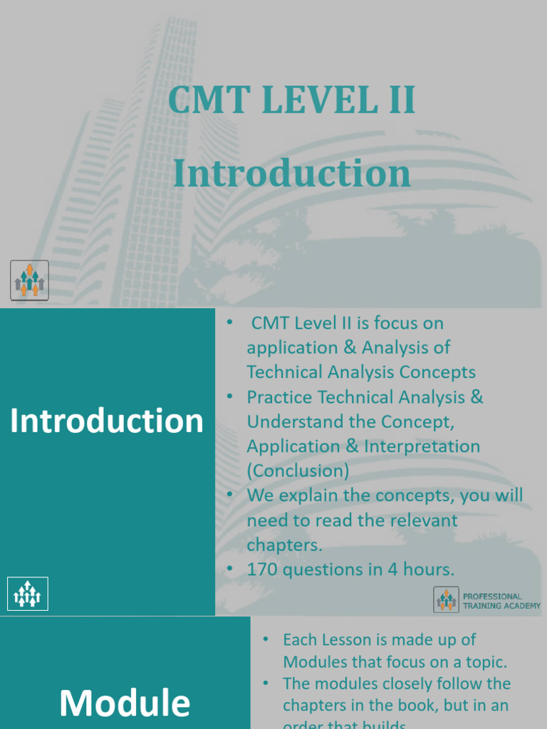 CMT Level II Short Notes 2020 | PDF | Market Trend | Moving Average