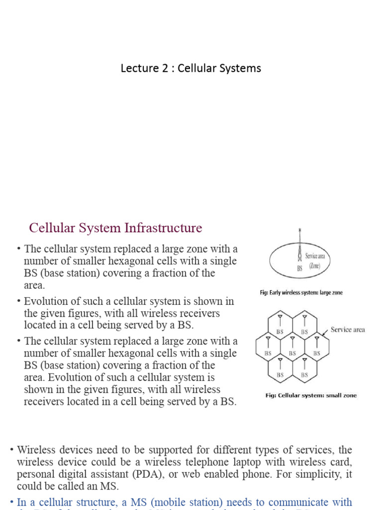 M1 Lecture2 | PDF | Cellular Network | Computer Science