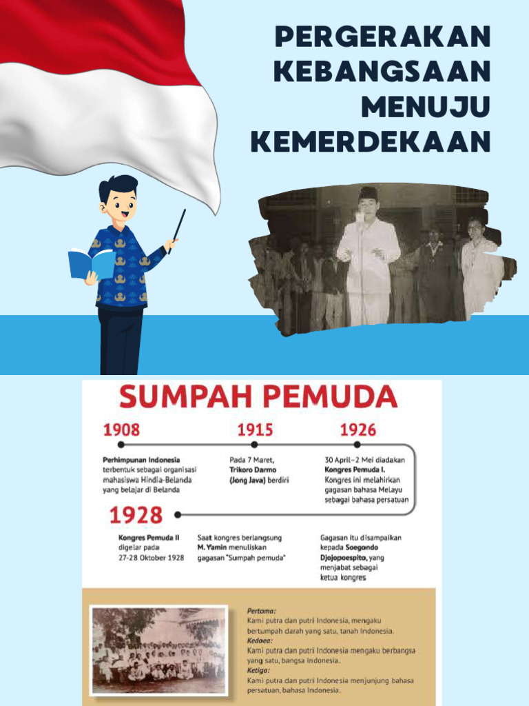 Tema 03. 2. Pergerakan Kebangsaan Menuju Kemerdekaan. New | PDF | Politik