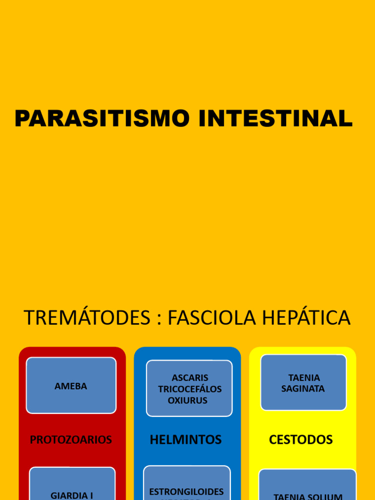 Parasitismo Intestinal | PDF | Diarrea | Enfermedades y trastornos