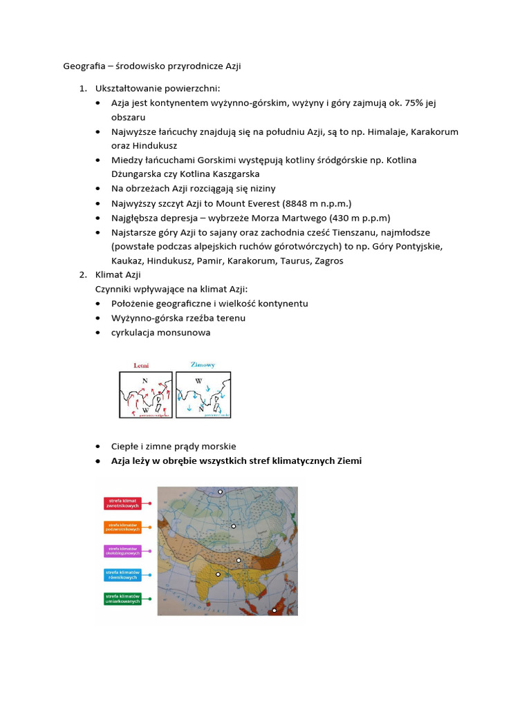 Rolnictwo Azji | PDF