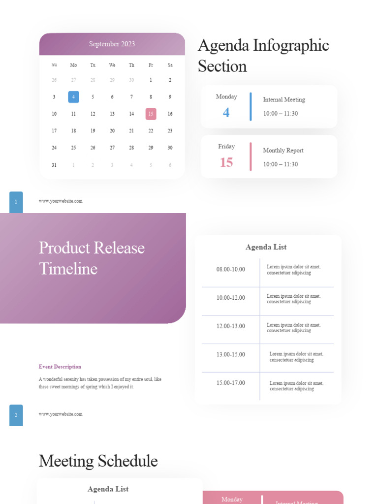 Monthly Meeting and Agenda Overview | PDF