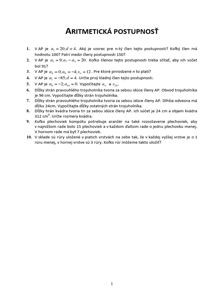 Ap GP Priklady Na D.U. | PDF