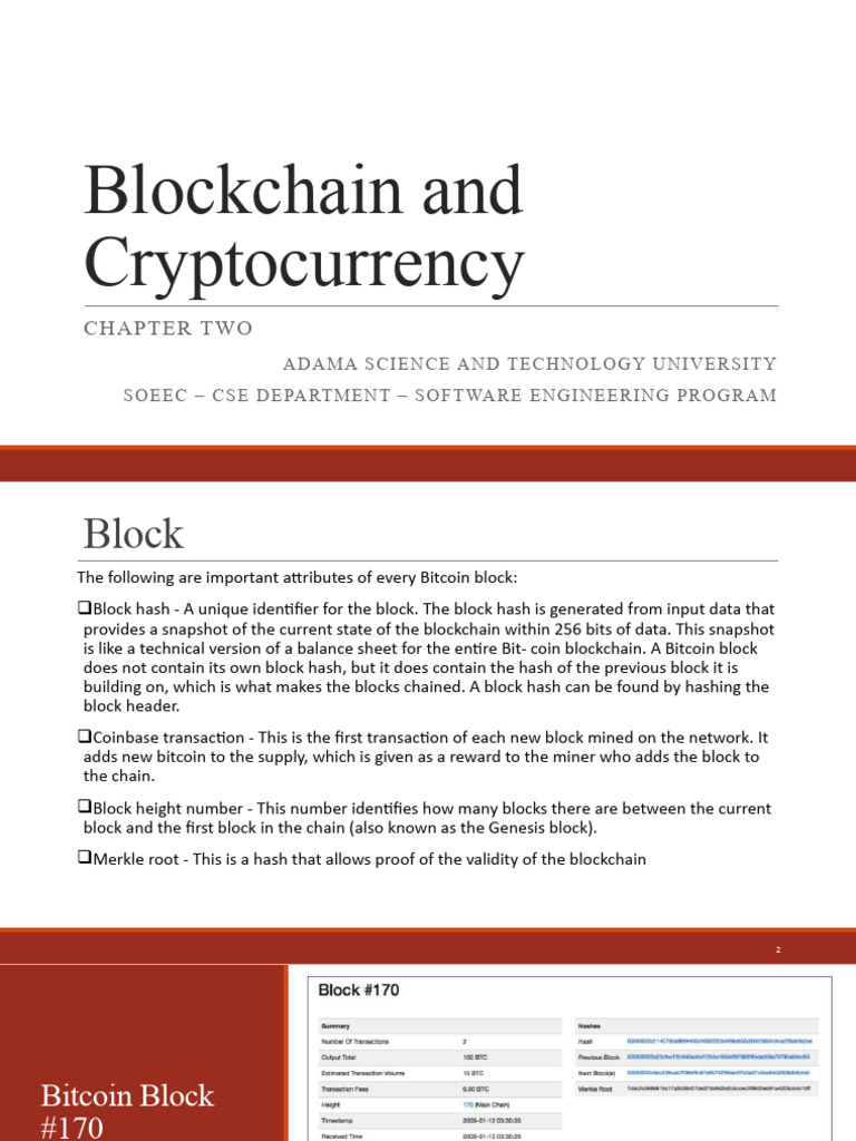 Blockchain and Cryptocurrency - Chapter 2 | PDF | Cryptography | Key (Cryptography)