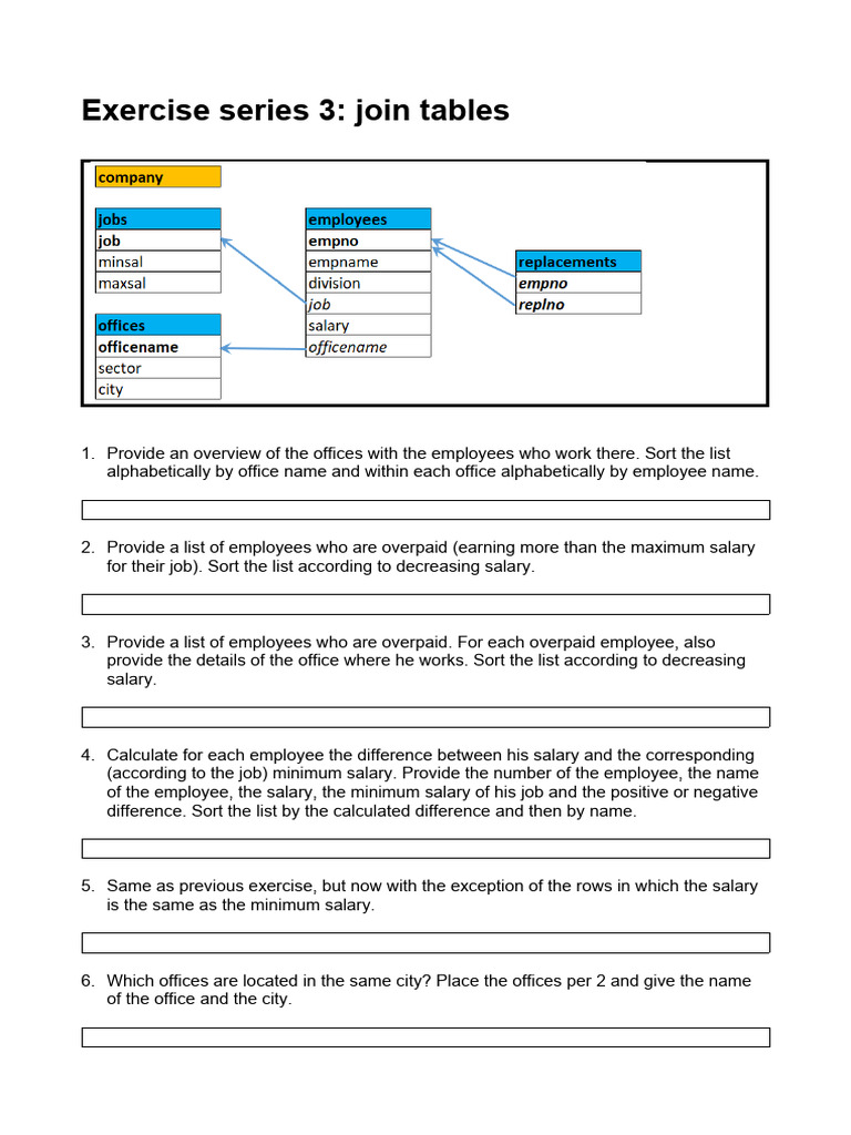 ExerciseSeries3-Join Tables | PDF | Salary | Economies