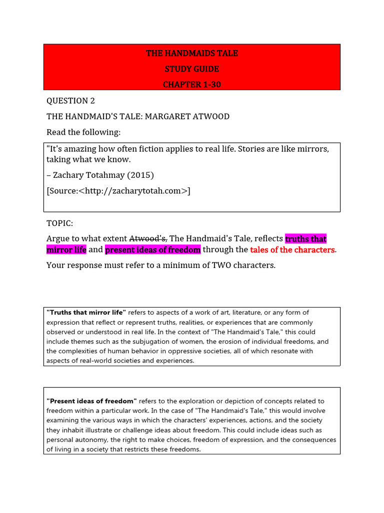 The Handmaids Tale | PDF