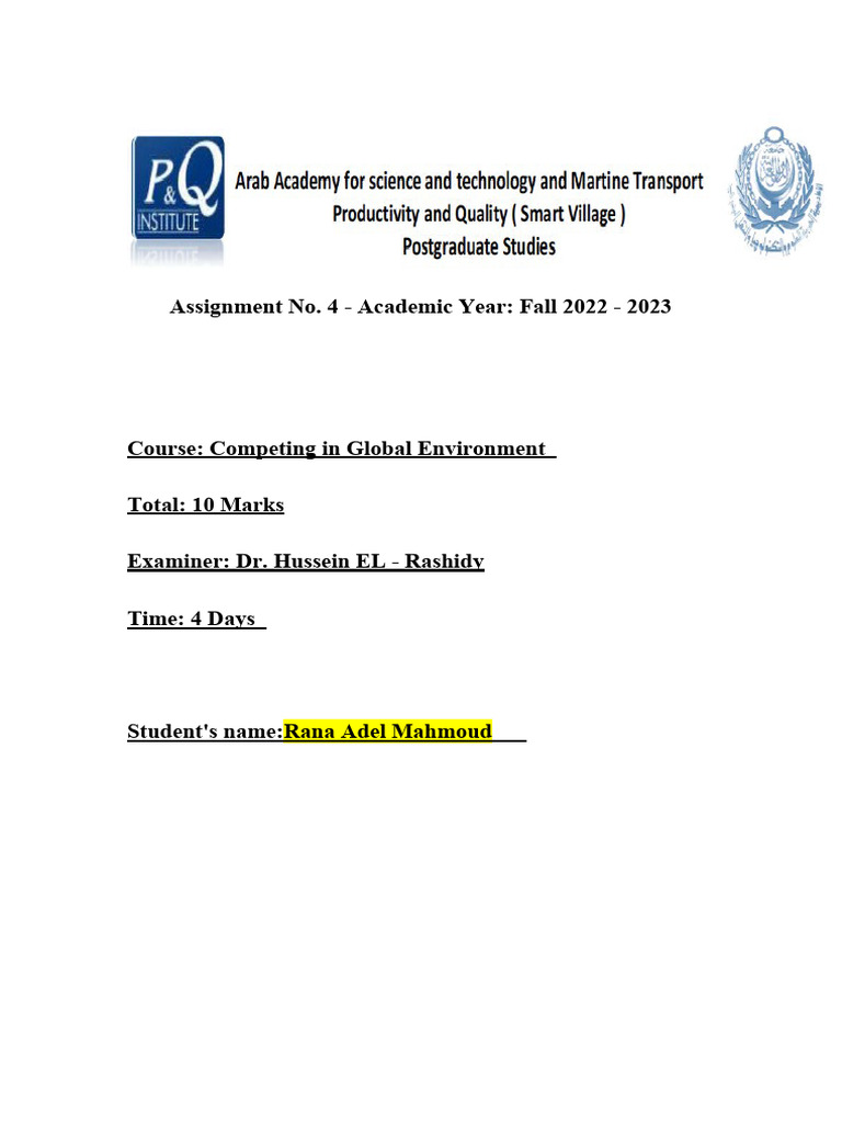 Assignment 4 | PDF | Saudi Arabia | Femininity