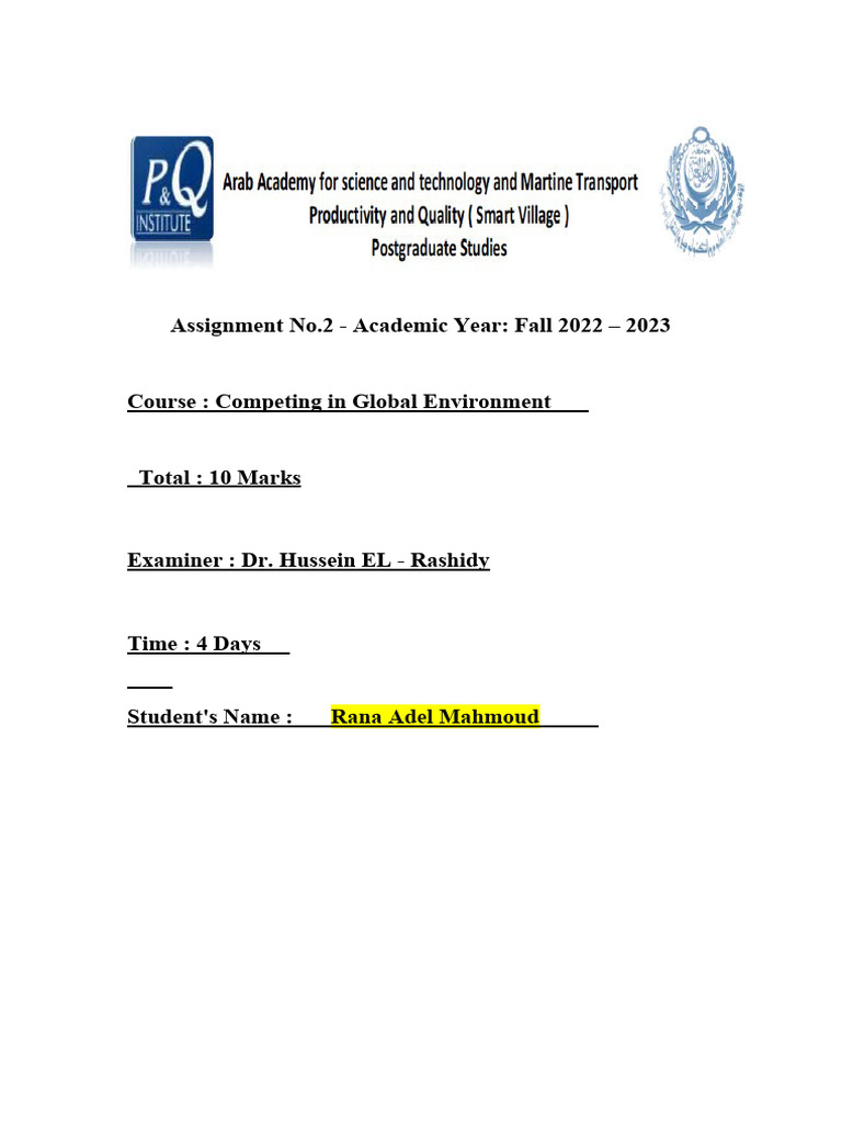 Assignment Two | PDF | Clothing | Textiles