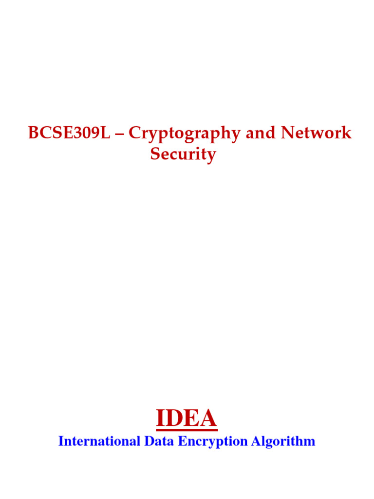 Module 2 Symmetric Encryption Algorithms | PDF
