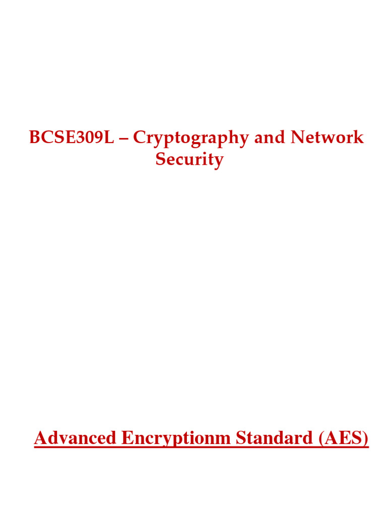 Module 2 Symmetric Encryption Algorithms | Download Free PDF | Cryptography | Key (Cryptography)