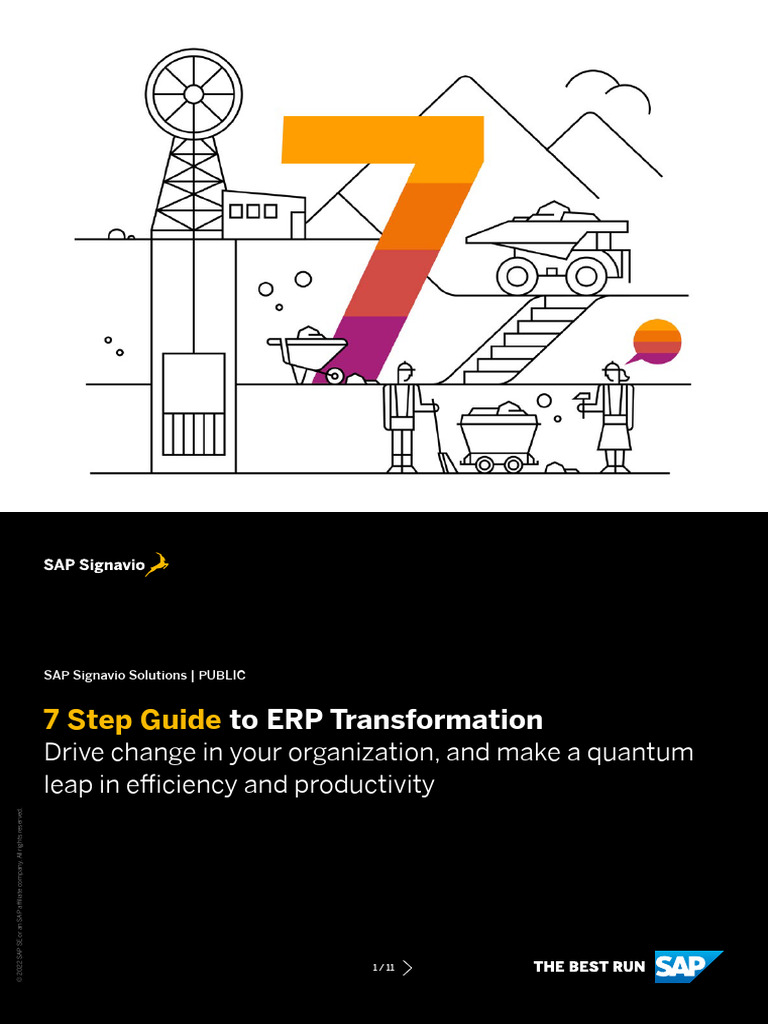 7 Step Guide To ERP Transformation EN | PDF | Enterprise Resource ...