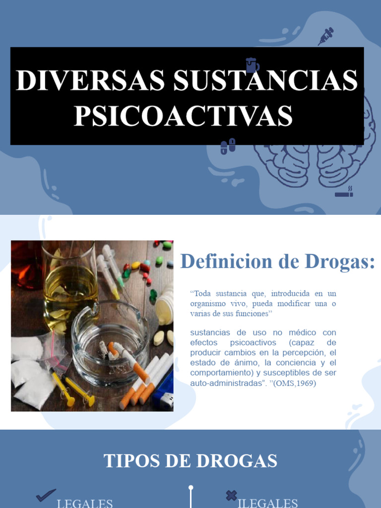 Diversas Sustancias Psicoactivas y Sus Efectos | PDF | Drogas | Drogas Psicoactivas