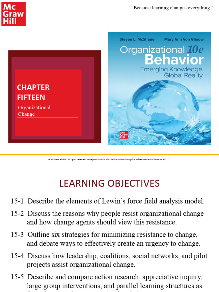 Mcshane 10e PPT Ch15 Access | Download Free PDF | Leadership | Change ...