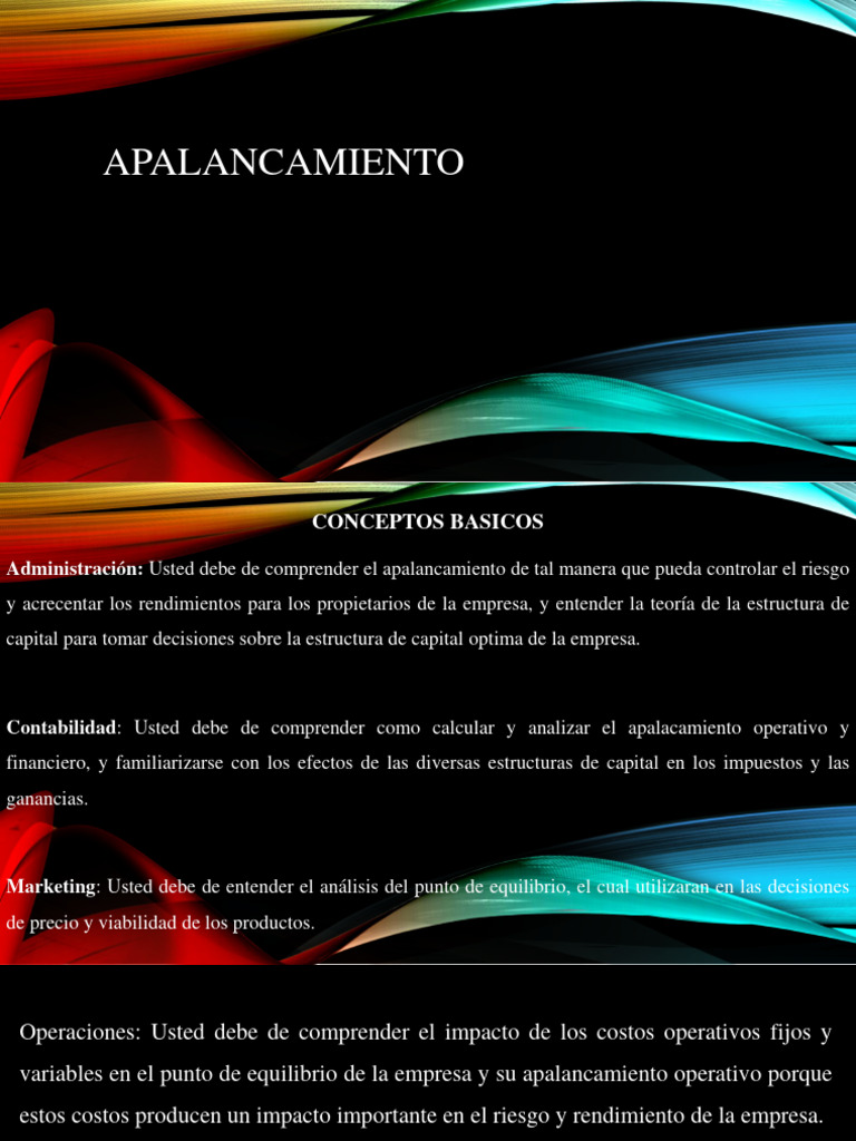 Apalancamiento | PDF | Apalancamiento (Finanzas) | Business