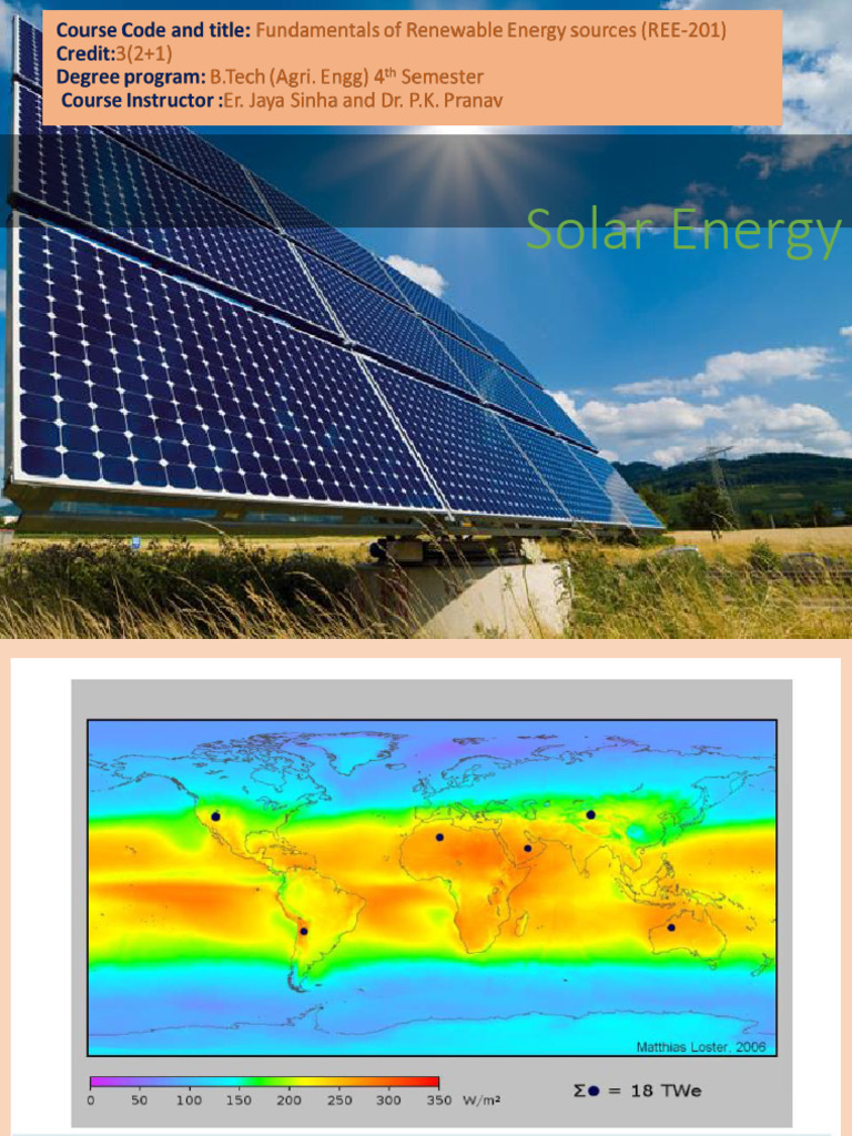Solar Energy | PDF | Sun | Solar Energy