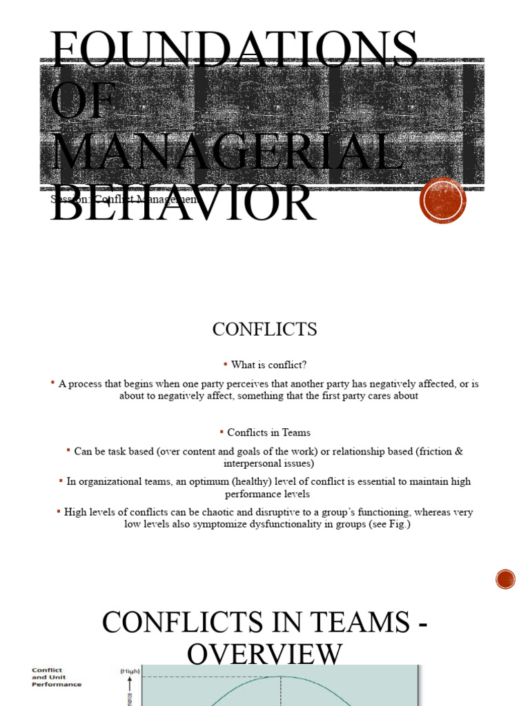 Conflict Resolution | PDF