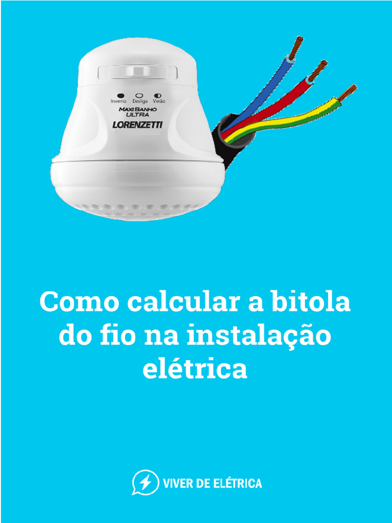 (Ebook) Como Calcular A Bitola de Fio Na Instalação Elétrica | Download ...