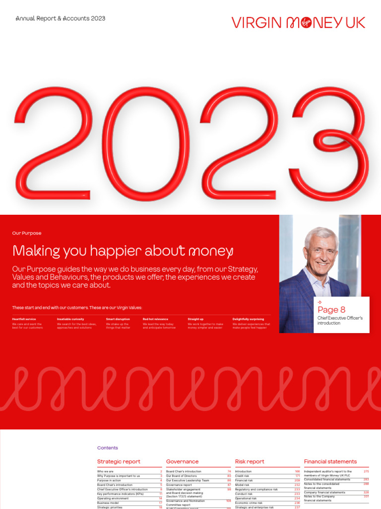 Virgin Money Uk PLC 2023 Annual Report and Accounts | Download Free PDF ...