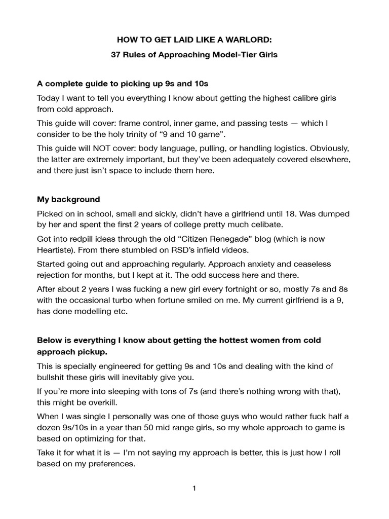 Warlord | Download Free PDF | Reason | Self Control