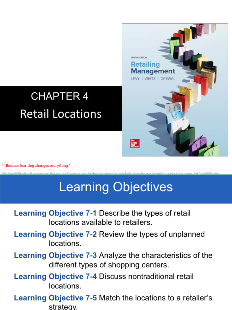 Chapter 4 - Retail Locations | PDF | Shopping Mall | Retail