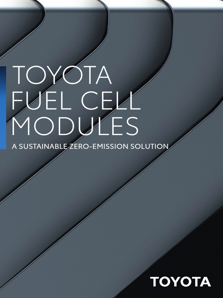 Toyota Fuel Cell Module Brochure | PDF | Fuel Cell | Solar Panel